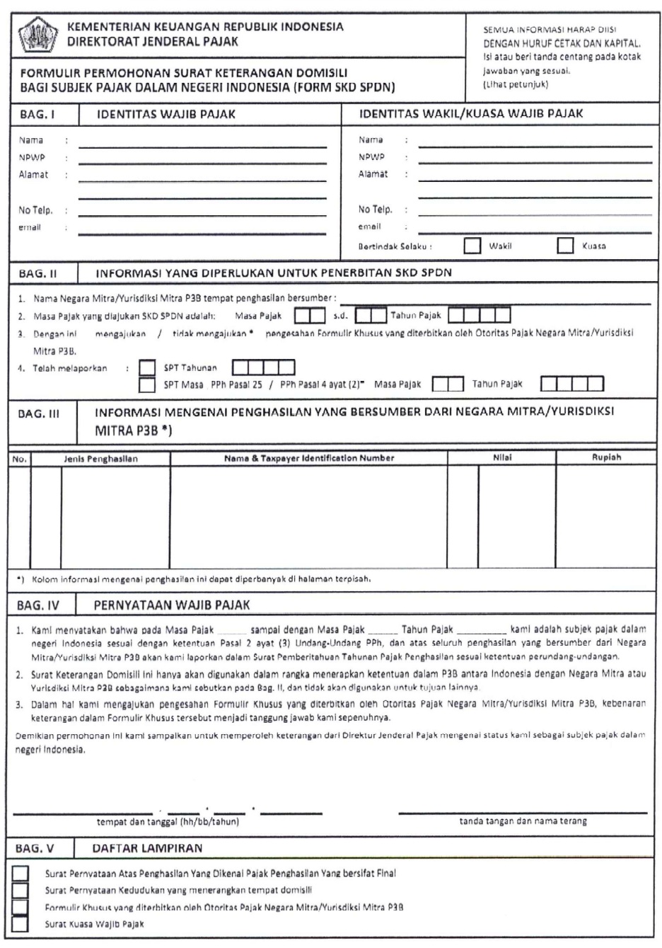 Begini 6 Syarat Permohonan Surat Keterangan Domisili SPDN - Ortax